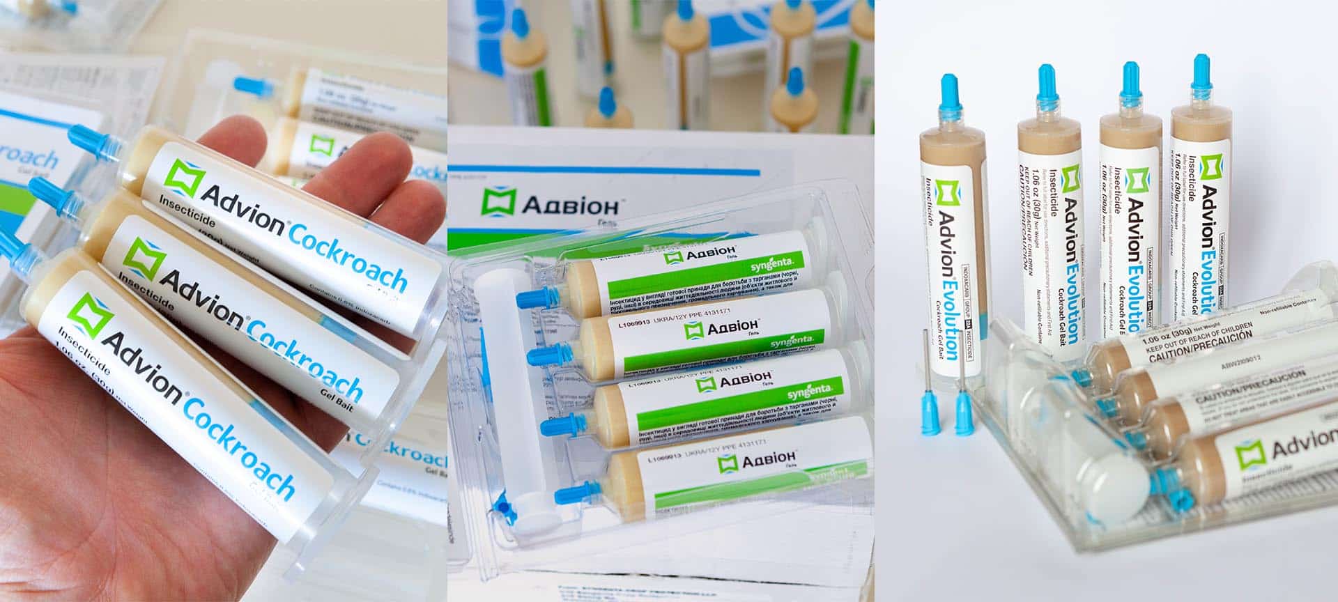 Адвіон, Advion Cockroach і Advion Evolution: схожості та відмінності ...